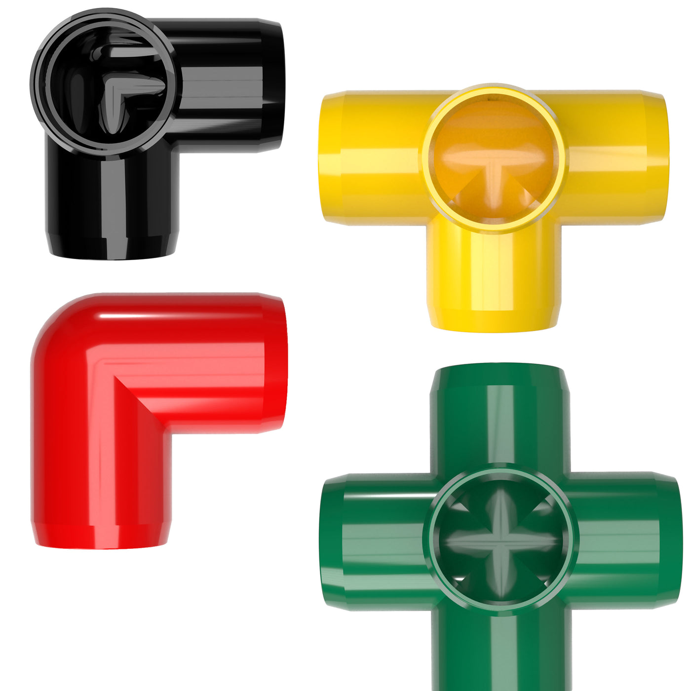 Pipeworks PVC Fittings - Furniture Grade