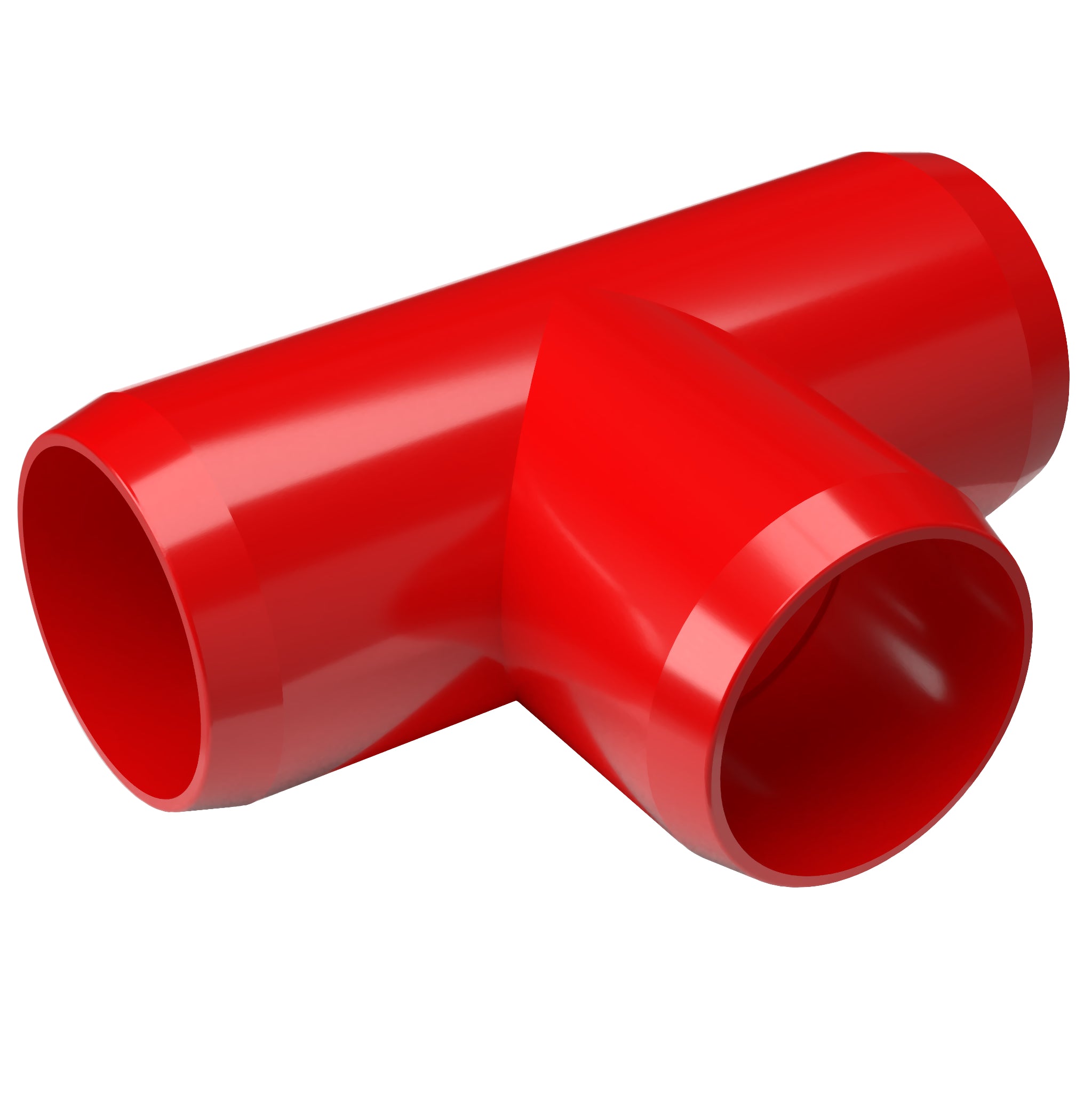3/4" Tee PVC Furniture Grade Fitting - Standard T – PVC Pipeworks