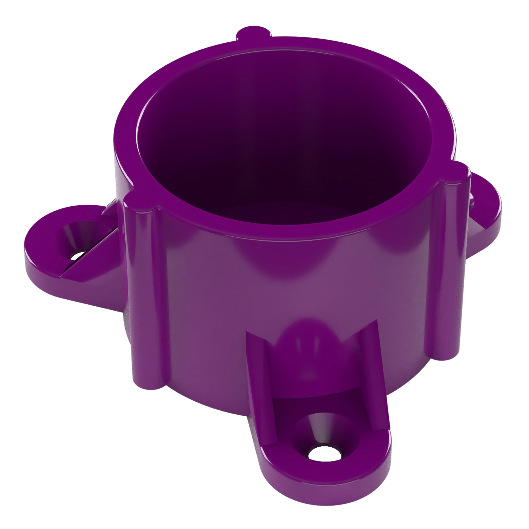 1-1/2" Screw Tab PVC Furniture Grade Cap - Table Cap – PVC Pipeworks